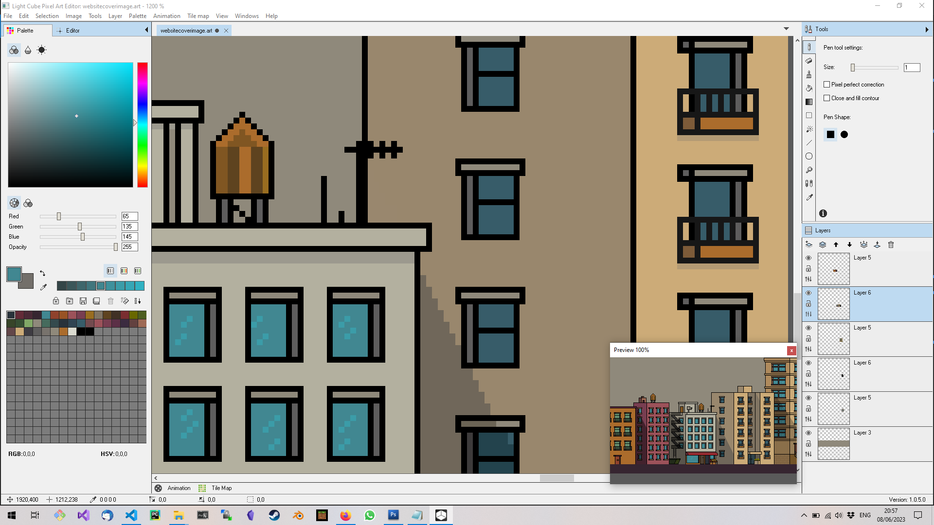 Lightcube Pixel Art Editor